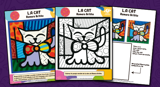 L.A. Cat de Romero Britto – Shop Planeta Preescolar