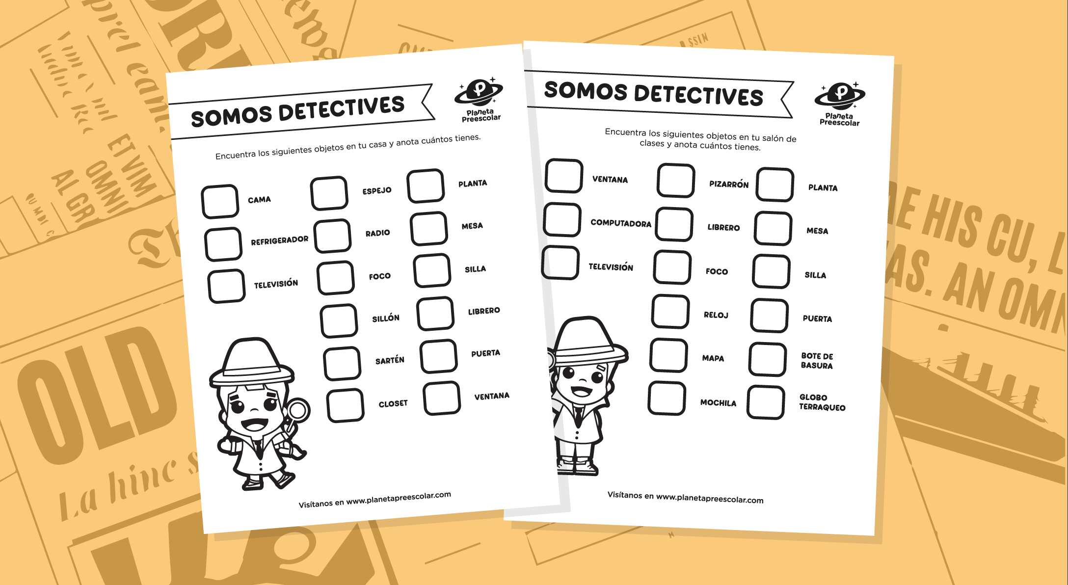 ¡Detectives en Acción! Encontrando objetos – Shop Planeta Preescolar