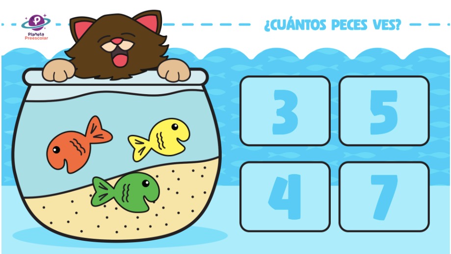 Contando Peces-Juego en PowerPoint – Shop Planeta Preescolar